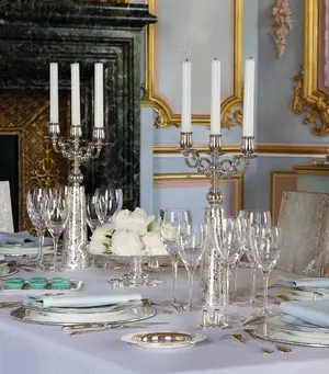 Christofle Jardin D'eden Three-light Candelabra