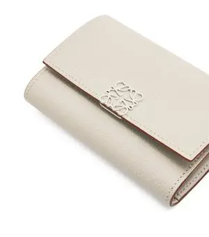 Loewe Leather Anagram Vertical Wallet