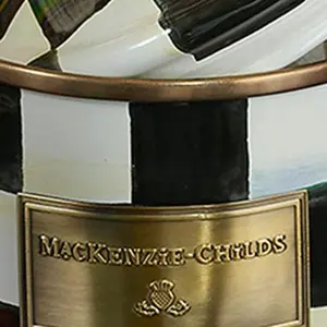 MACKENZIE-CHILDS Medium Courtly Check Canister