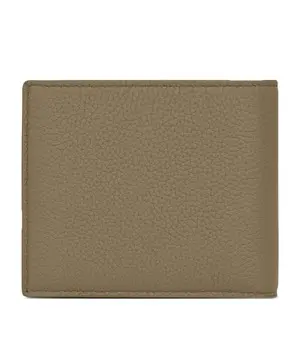 Saint Laurent Leather Wallet - Beige