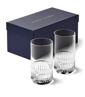 Ralph Lauren Set Of 2 Stirling Highball Glasses