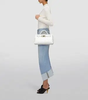Bottega Veneta Small Leather Andiamo Top-handle Bag