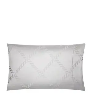 PRATESI Ori Treccia Bolster Pillowcase - Grey