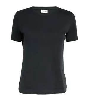 Falke Cotton T-shirt - Black