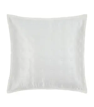Gingerlily Silk Windsor Square Cushion - Ivory