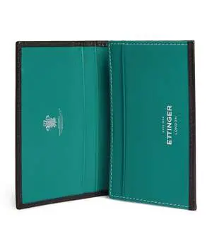 ETTINGER 8-slot Sterling Hide Coat Wallet - Green