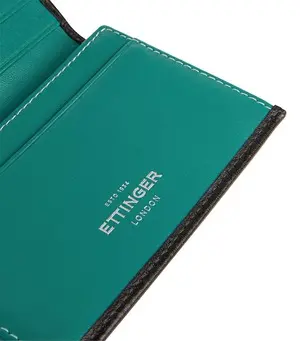 ETTINGER 8-slot Sterling Hide Coat Wallet - Green