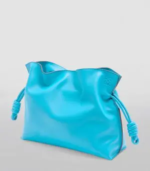 Loewe-Loewe Leather Flamenco Clutch Bag
