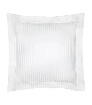 PRATESI Raso Rigato Oxford Pillowcase - White