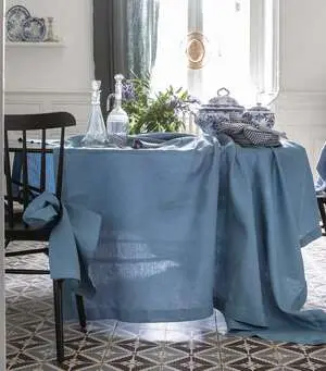 ALEXANDRE TURPAULT Florence Tablecloth - Blue