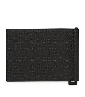 Saint Laurent Leather Monogram Wallet
