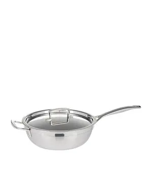 LE CREUSET 3-ply Stainless Steel Non-stick Chef Pan - Silver