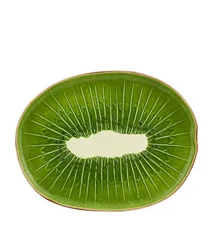 BORDALLO PINHEIRO Kiwi Serving Platter - Green