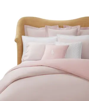 Ralph Lauren Oxford Square Pillowcase Pair - Pink