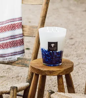 BAOBAB COLLECTION Feathers Touareg Candle - Blue