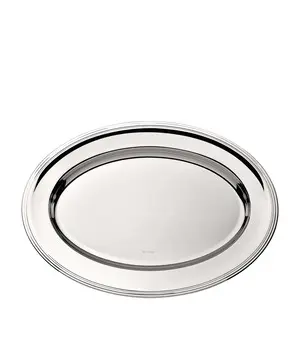 Christofle Albi Oval Platter - Silver