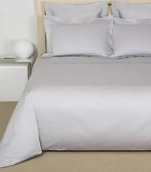 Frette Doppio Ajour Super King Flat Sheet Set - Grey