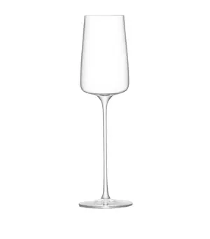 LSA INTERNATIONAL Set Of 4 Metropolitan Champagne Flutes - Clear