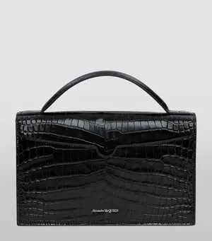 Alexander McQueen Skull Top Handle Bag - Black
