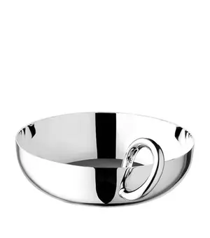 Christofle Vertigo Plated Bangle Bowl - Silver