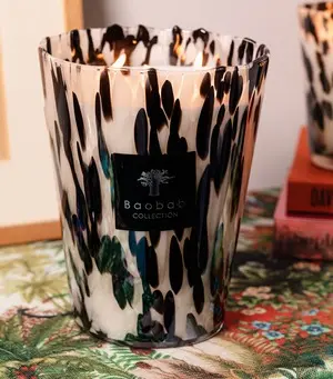 BAOBAB COLLECTION Pearls Candle - Black