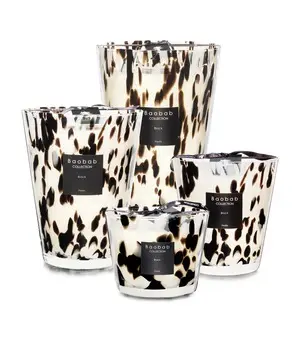 BAOBAB COLLECTION Pearls Candle - Black