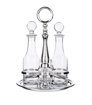 GREGGIO Plated Georgian Cruet Set - Silver