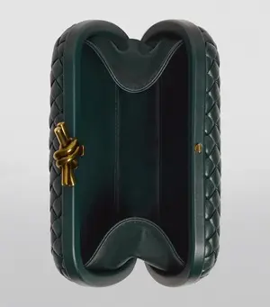Bottega Veneta Leather Knot Minaudiere Clutch