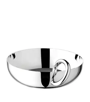 Christofle Vertigo Plated Bangle Bowl - Silver