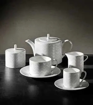Missoni Zigzag Teacup And Saucer - White