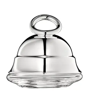 Christofle Vertigo Butter Dish - Silver