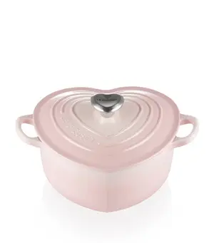LE CREUSET Cast Iron Heart Casserole Dish - Pink