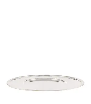 GREGGIO Plated Georgian Lay Plate - Silver