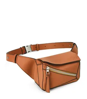 Loewe Mini Leather Puzzle Belt Bag Brown