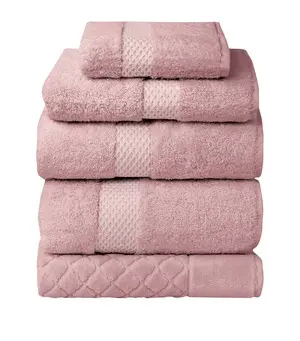 YVES DELORME Toile Bath Towel - Pink