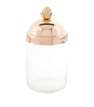 RUFFONI Historia Glass Kitchen Jar - Metallic