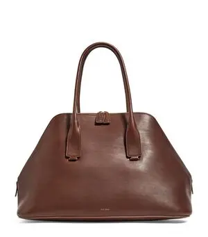 THE ROW Leather Devon Tote Bag