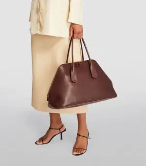 THE ROW Leather Devon Tote Bag