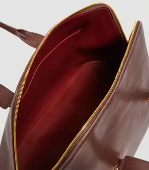 THE ROW Leather Devon Tote Bag