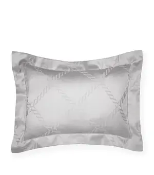 PRATESI Ori Treccia Oxford Pillowcase - Grey