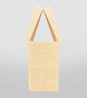 Loewe X Paula's Ibiza Font Medium Tote Bag - Beige