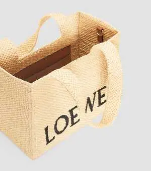 Loewe X Paula's Ibiza Font Medium Tote Bag - Beige