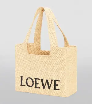Loewe X Paula's Ibiza Font Medium Tote Bag - Beige