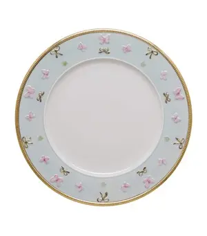 VILLARI Blooming Butterfly Plate - Blue