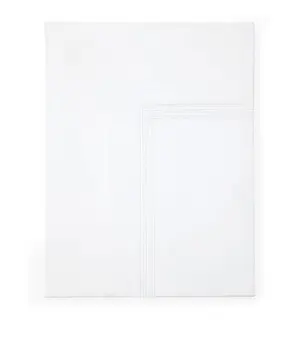 PRATESI Tre Righe Flat Sheet - White