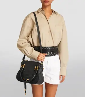 Chloé Small Marcie Top-handle Bag - Black
