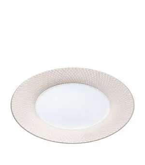 Christofle Porcelain Malmaison Platinum Impériale Underplate - Silver