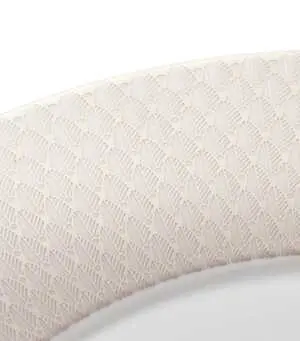 Christofle Porcelain Malmaison Platinum Impériale Underplate - Silver