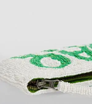 THE JACKSONS Bead-embellished Ciao Bella Clutch Bag