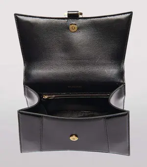 Balenciaga Small Hourglass Top-handle Bag - Black
